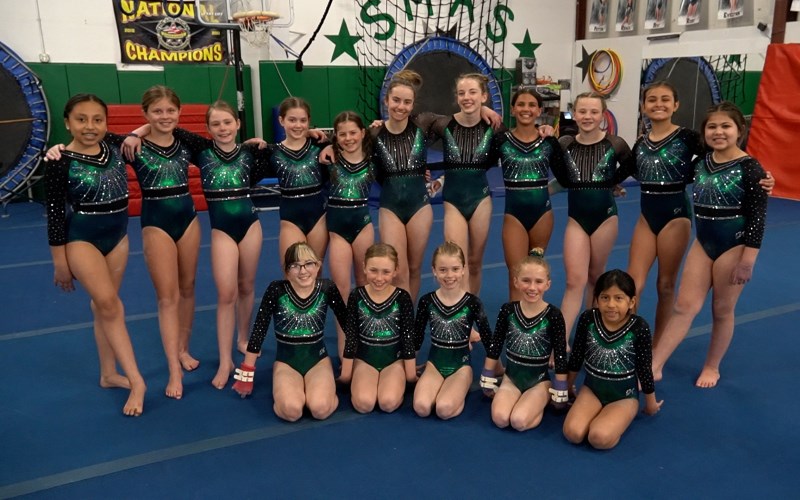 Spirit n’ Motion Gymnasts Strut Their Stuff on the Beams