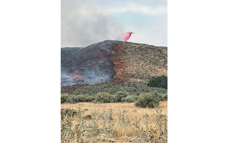 Gardner Fire Continues to Burn Near Picabo