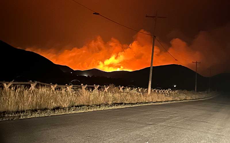 Glendale Fire Erupts Again After Lull