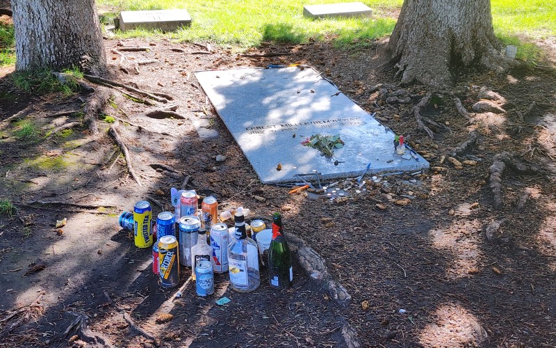 Hemingway’s Grave-What Was Left