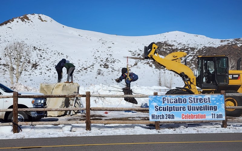 Picabo Street Statue Unveiling Joins Wild West Skijoring Today