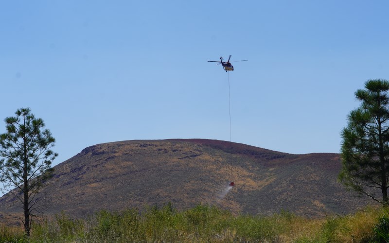 Examine the Aftermath of the Fire in Croy Canyon on Rinker Rock Creek ...