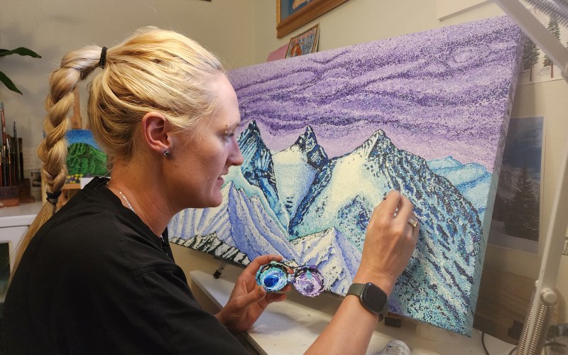 Ketchum Artist Sees the World in Dots