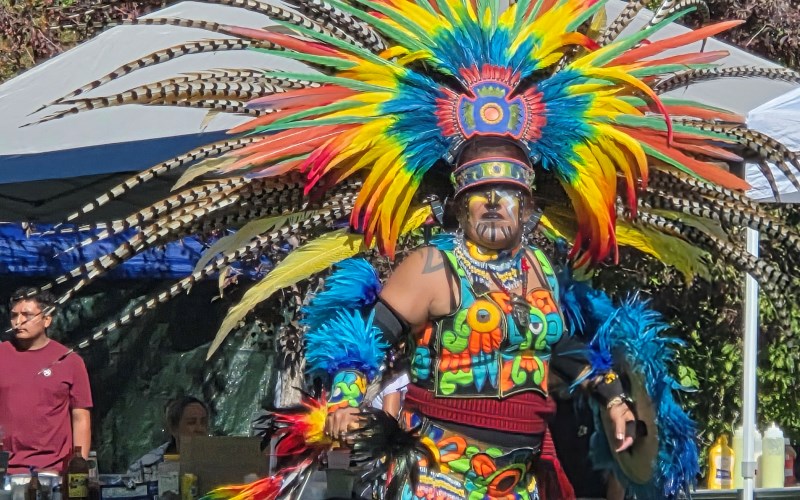 Aztec Tradition Comes Alive at Hispanic Heritage Festival