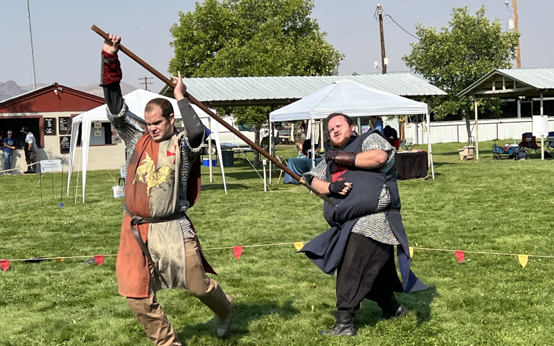 Sword Fights and Knights-Renaissance Fever Sweeps Carey